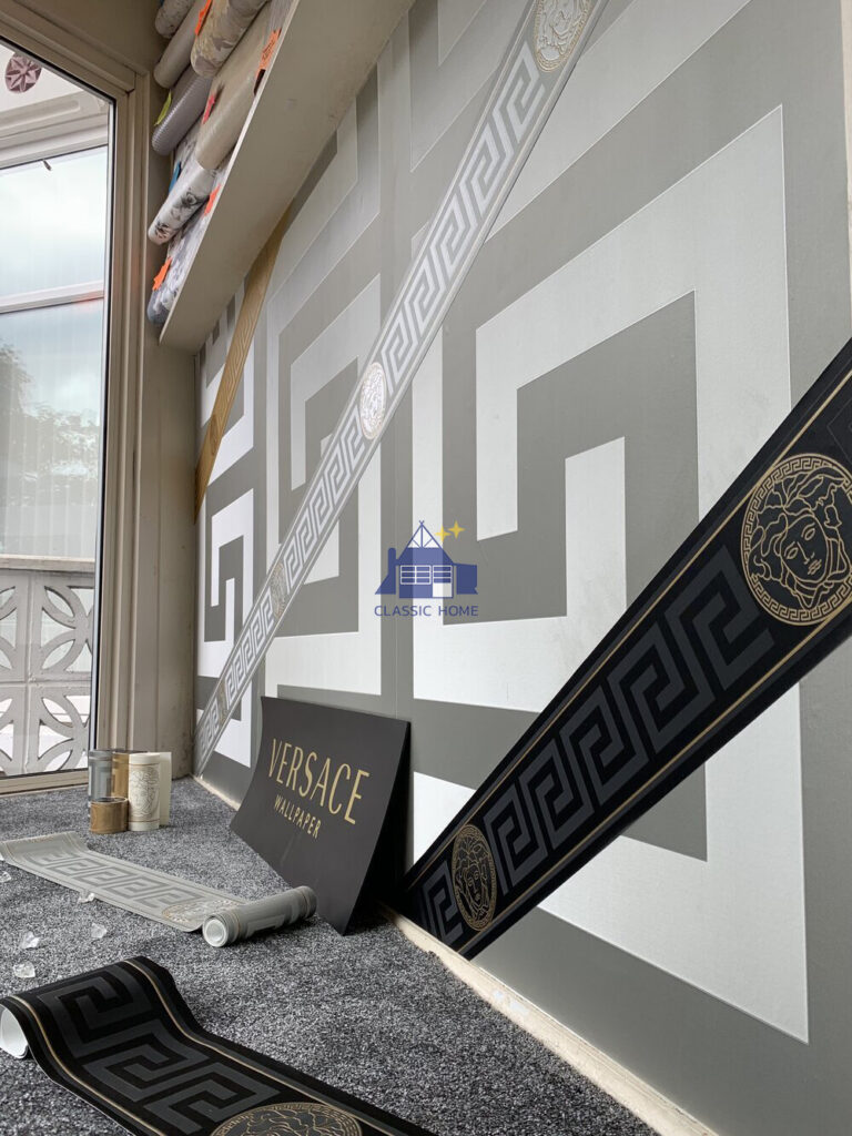 Versace 5 Wallpaper | Classic Home Hatyai ศูนย์รวมผ้าม่าน วอลเปเปอร์